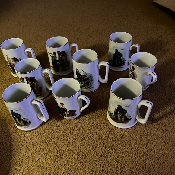 Norman Rockwell | Kitchen | Norman Rockwell Coffee Mugs | Poshmark